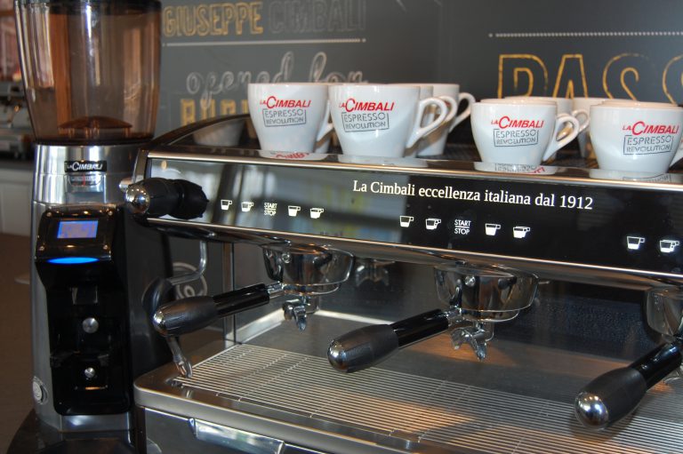 La Cimbali demonstrate the M34 espresso machine at Caffe Culture 2014
