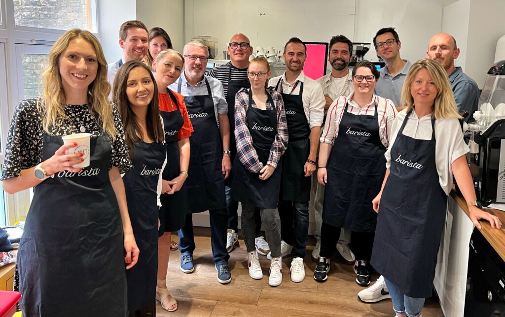 Sharing coffee knowledge at Pret training day - Blog Cimbali UK